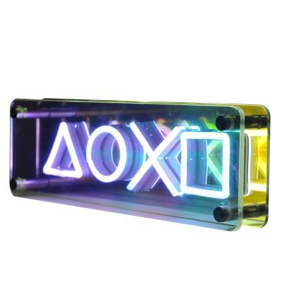 中国 爆発製品ショップ アクリル式インフィニティミラーとネノライトのLEDサインボード 販売のため