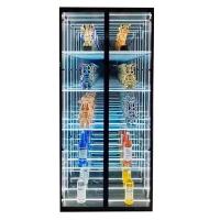 China High Brightness LED Light Source Customized Infinity Illusion Mirror Display Case for sale