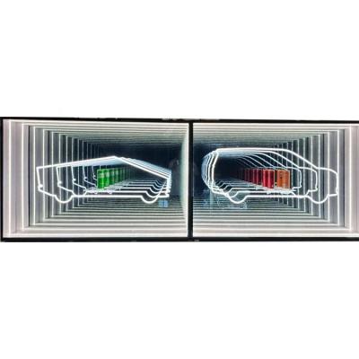 Cina Cassa per display a specchio ad abismo infinito ad alta luminosità LED per decorazioni del prodotto 2024 in vendita