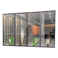 China Exclusive Customizable Infinity Mirror Display Case for Lego Minifigures Collection for sale