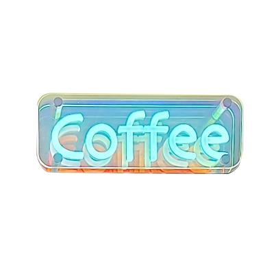 中国 カスタマイズされたLED ミニ文字 目覚ましいアクリル 穴の鏡 個別照明 販売のため