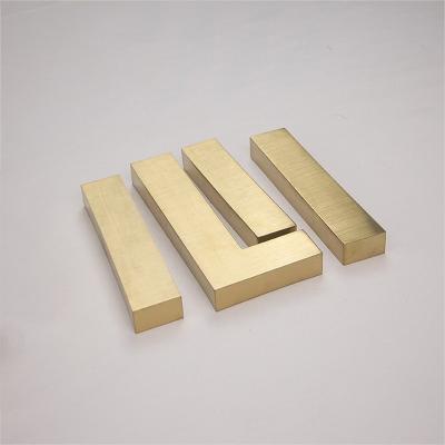 China Indicação de carta de aço inoxidável personalizada para loja comercial à venda