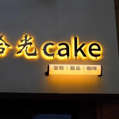 China Indicação de carta de aço inoxidável personalizada para loja comercial à venda
