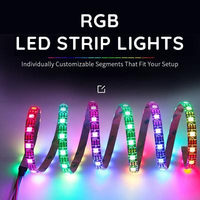 China 18/30/60 LEDs SMD5050 LED Flexível Light Strip kits DC 12V/24V para decoração comercial à venda