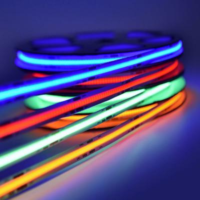 China PCB Breedte 3mm/5mm/8mm/10mm/12mm RGBW COB LED strips voor commerciële droom Langdurig Te koop