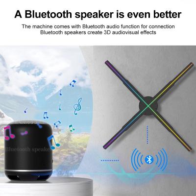 China Ventilador de hologramas 3D de 75 cm com alta resolução e projeto LED com ângulo de visão de 176° à venda
