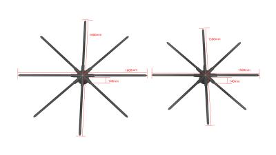 Cina Display ologrammatico 3D ad alta risoluzione di 150 cm Protezione per schermo ologrammatico per fornitori ODM in vendita