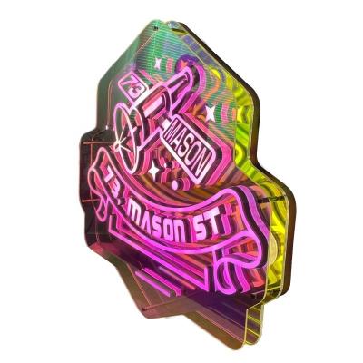 中国 カスタマイズされたLED ミニ文字 ブラザリング アクリル アビスミラー スクリューボルトの固定/ハング 販売のため