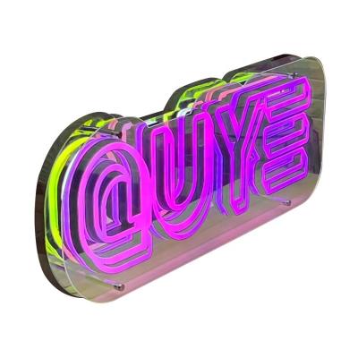 中国 アクリル インフィニティ ヴィンテージ ミラー サイン ライトボックス 広告板 カスタマイズ アクリル素材 販売のため