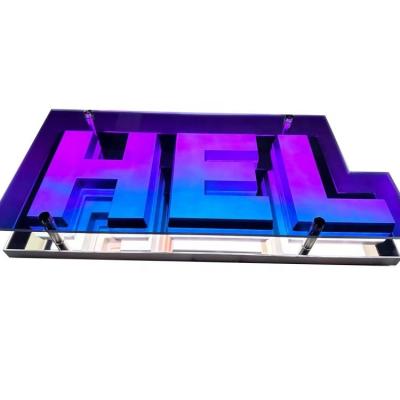 Cina Delicate LED Mini Letters Electronic Infinity Mirror Led Neon Sign Prodotto personalizzato in vendita