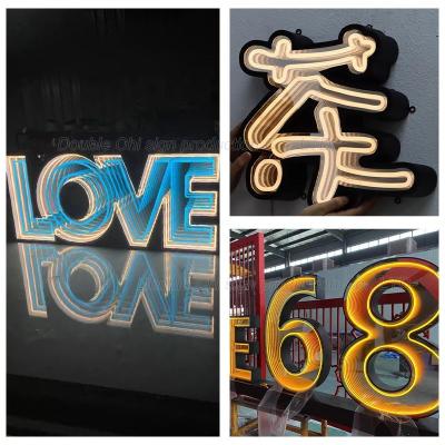 中国 カスタマイズされたインフィニティミラー効果 ニュオンサイン 文字 ライトボックス 彩色の3D効果 販売のため
