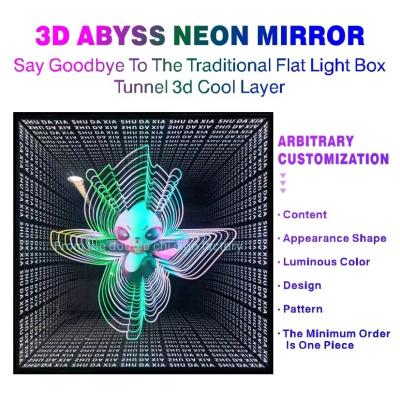 Cina Disegni personalizzati Ventilatore olografico 3D Hologram Abyss Mirror per annunci e gioco in vendita