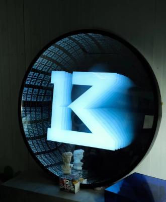 Cina Hologramma 3D Abyss Mirror LED Strip Fonte di luce Fann Hologramma Fann pubblicitario Light Box in vendita