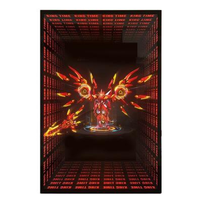 中国 AC電源 LED扇風機 インフィニティミラー トラックチャネル文字 3Dホログラムディスプレイ 販売のため