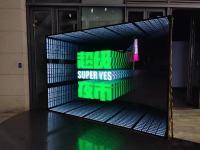 China LED Strips Light Source Delicate 3D Hologram Technology Projector for Abyss Mirror Sheet for sale