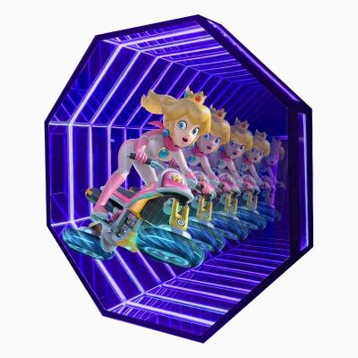 中国 多層鏡とLED掲示板の付いた室内3Dホログラム広告機器 販売のため