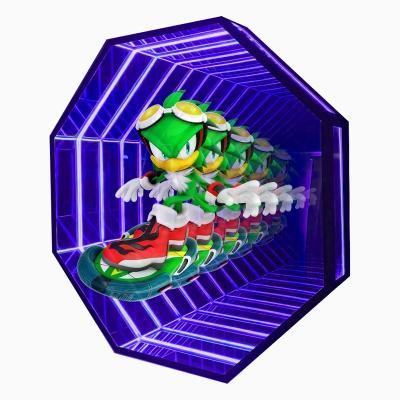 中国 装飾 ノノライト 広告ライト 宣伝 ホログラム 3D LED扇風機 販売のため
