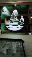 China Customized Stainless Steel Infinity Glow Multi-Layer Effect Mirror LED 3D Neon Sign for sale