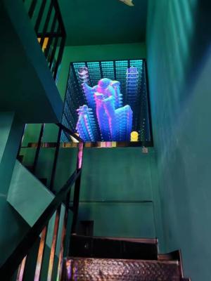 Cina Infinite Visual Art Light Box Melle Abyss Mirror 3D Lettera luminosa Logo Cartellone al neon in vendita