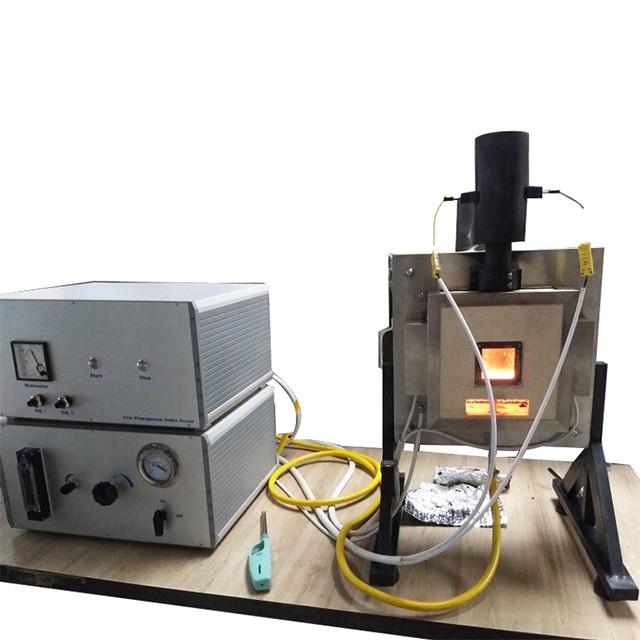 Building Materials Flame Propagation Tester showing testing chamber and controls