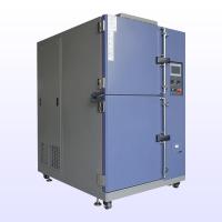 China Custom Made Two Zone Hot Cold Thermal Shock Testing Machine For Building Materials for sale