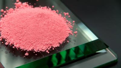 中国 ガラスの加工機械のためのガラスの磨き粉は,赤い色を使用 販売のため
