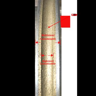 China Pencil Edge Diamond Grinding Wheels for Glass / Slate CNC machine for sale