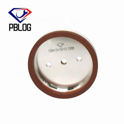 China Manufacture Glass Straight Edge Machine Rubber Grinding Resin Wheel for sale