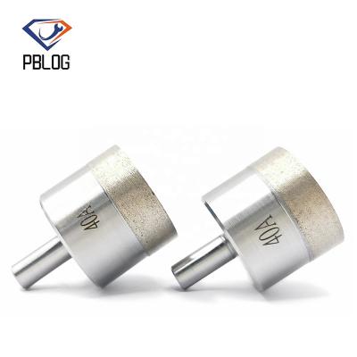 China Manufacture Straight Shank Hole Saw Diamond Glass Drill Bit For Glass for sale