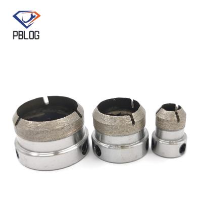 China PBLOG  hollow chamfering set diamond drilling chamfering cover glass hardware tools for sale