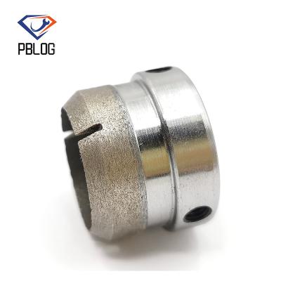 China Chamfering diamond bit set for changing the shape of contact surface after drilling glass or stone for sale