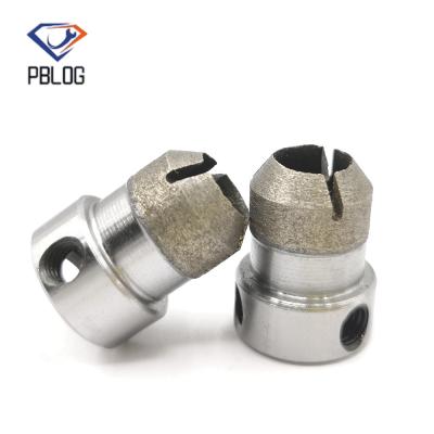 China Chamfering diamond bit set for changing the shape of contact surface after drilling glass or stone for sale