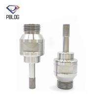 China Customization glass hole saw Threaded Solid Sintered Diamond drill Bits for sale