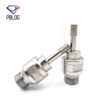 China Customization glass hole saw Threaded Solid Sintered Diamond drill Bits for sale