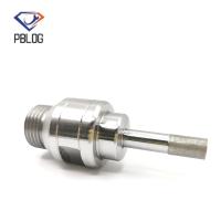 China Customization glass hole saw Threaded Solid Sintered Diamond drill Bits for sale