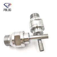 China Customization glass hole saw Threaded Solid Sintered Diamond drill Bits for sale