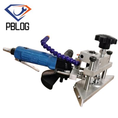 China Manufacturer direct sale Pneumatic handheld small machine Safety Corner Glass ceramic slate chamfering machine for sale