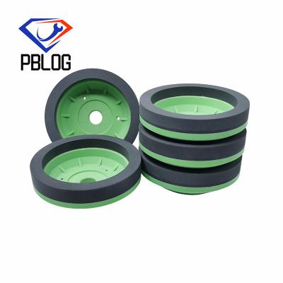 China Boke 150mm Bowl Shape Continuous Resin Polishing Wheel with Water Proof Jacket for Beveling  Machine for sale