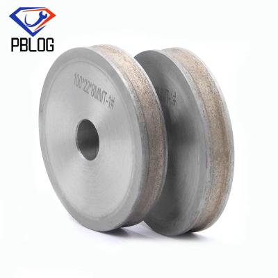 China PBLOG Diamant slijpwiel 240 Grit Ronde rand Arbor Hole 12/22/30mm Maximale snelheid 4500rpm Te koop