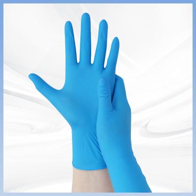 Cina Guanti resistenti automobilistici del nitrile della polvere dell'esame di industriale dentario libero blu dei guanti in vendita