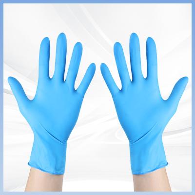 Cina Guanti blu del nitrile del grado dei guanti versatili premio di trasformazione dei prodotti alimentari in vendita
