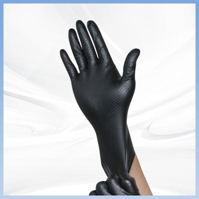Cina Guanti resistenti all'uso eliminabili della mano del nitrile della prova di olio del guanto del nitrile di riparazione dell'automobile in vendita