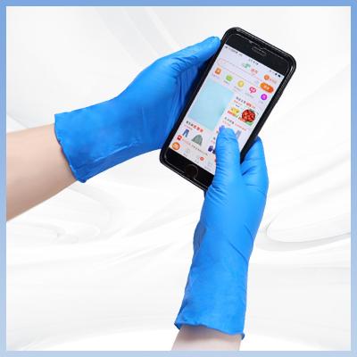 China Blauw Beschikbaar pvc Gloves de Antibacteriële Antifouling Beschikbare Handschoenen van de Voedselrang Te koop