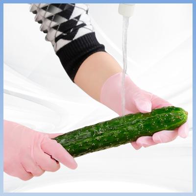 Cina Guanti eliminabili monouso Oilproof del PVC per cucinare in vendita