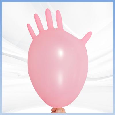 Cina Guanti eliminabili rosa ergonomici del commestibile di Oilproof dei guanti del PVC in vendita
