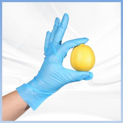 Cina Ipoallergenico libero del TPE del lattice eliminabile blu Stretchable dei guanti in vendita