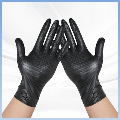 China Veiligheidshandschoenen Bouwwerk Diamantgeweven nitrilhandschoenen Veiligheidshandschoenen van rubber niet-glijdend Verdikte wegwerpnitrilhandschoenen Te koop