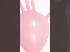 Zachte roze wegwerp synthetische nitril handschoenen 9 inch lengte