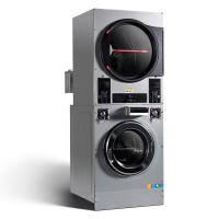 Quality 16KG Stack Washer and Dryer Laundromat Industrial Laundry Washing Machines for sale