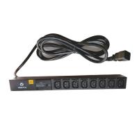 China Black 1U Form Factor PDU Vertiv Basic Type IRS-P800LC16 for Cabinet Power Distribution for sale